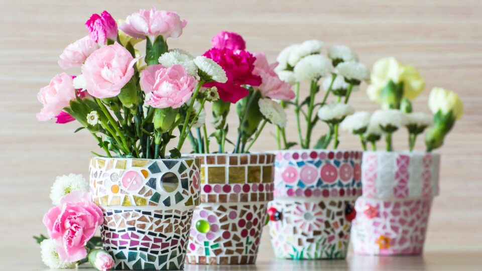 17 Easy, Affordable Flower Pots You Can Craft From Upcycled Materials